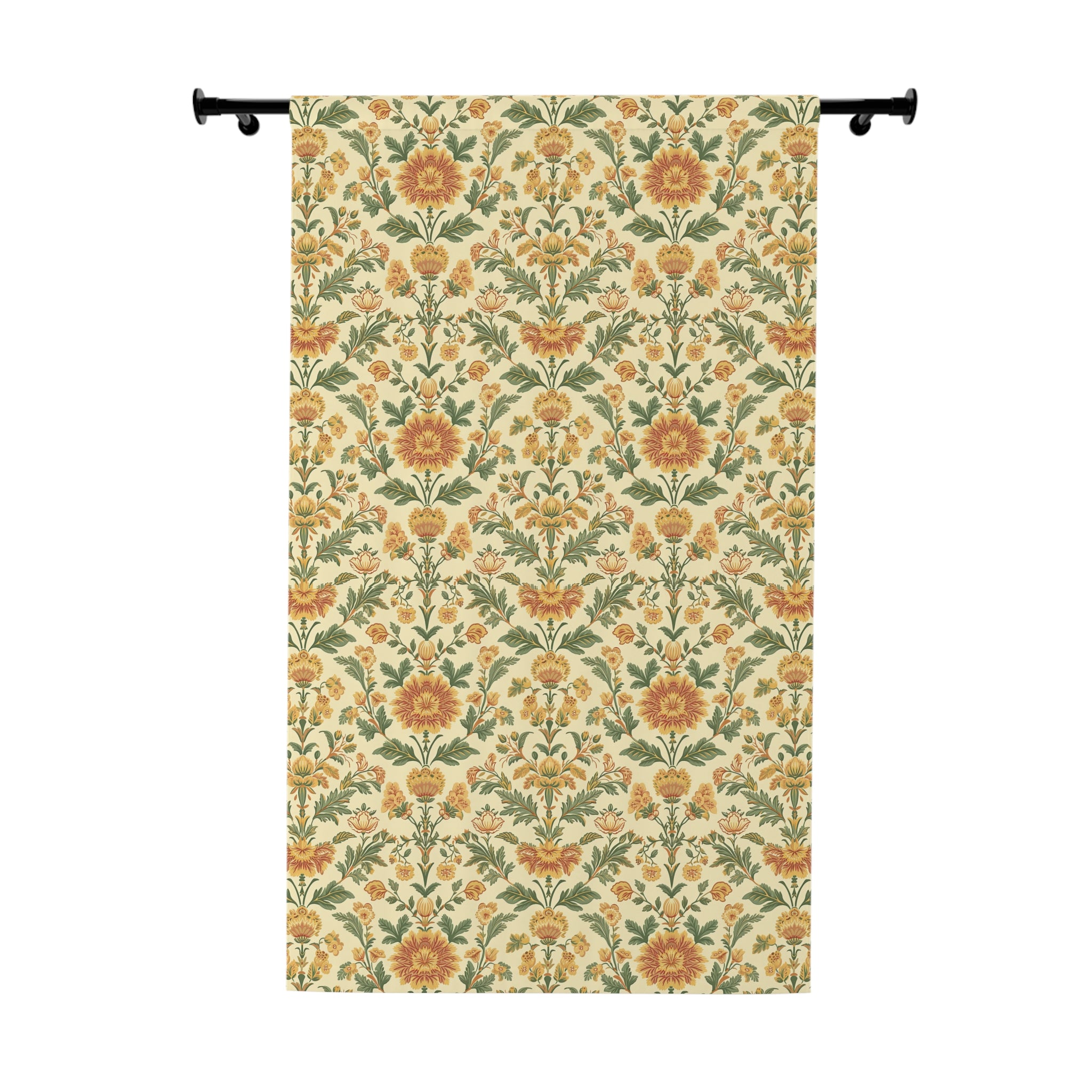 Shades of Yellow Colonial Style Window Curtains (1 Piece) – Anne Clay